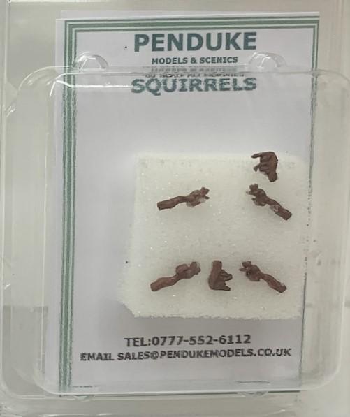 SQUIRRELS RED 00 GAUGE – Penduke Models & Scenics - Model Railways ...